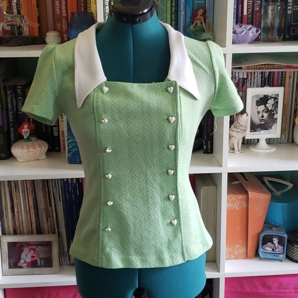 Vintage | Tops | Authentic Vintage Cutest 6s Top With Hearts | Poshmark